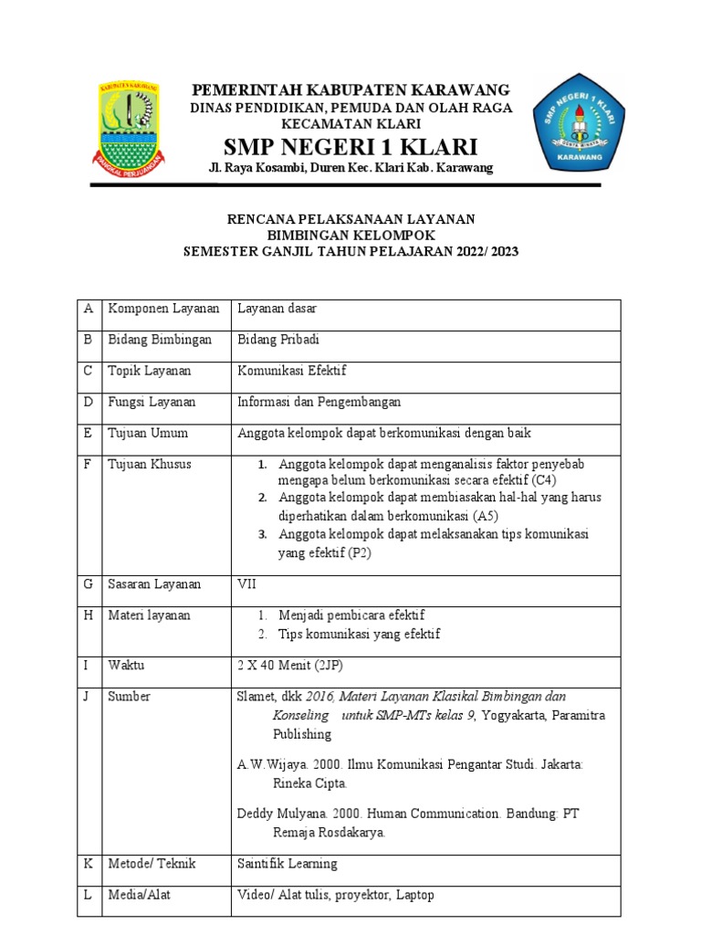 RPL Bimbingan Kelompok | PDF