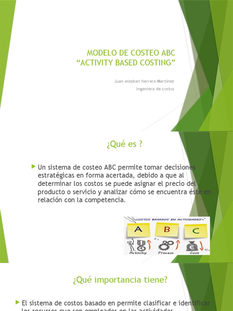 Presentacion Modelo ABC | PDF