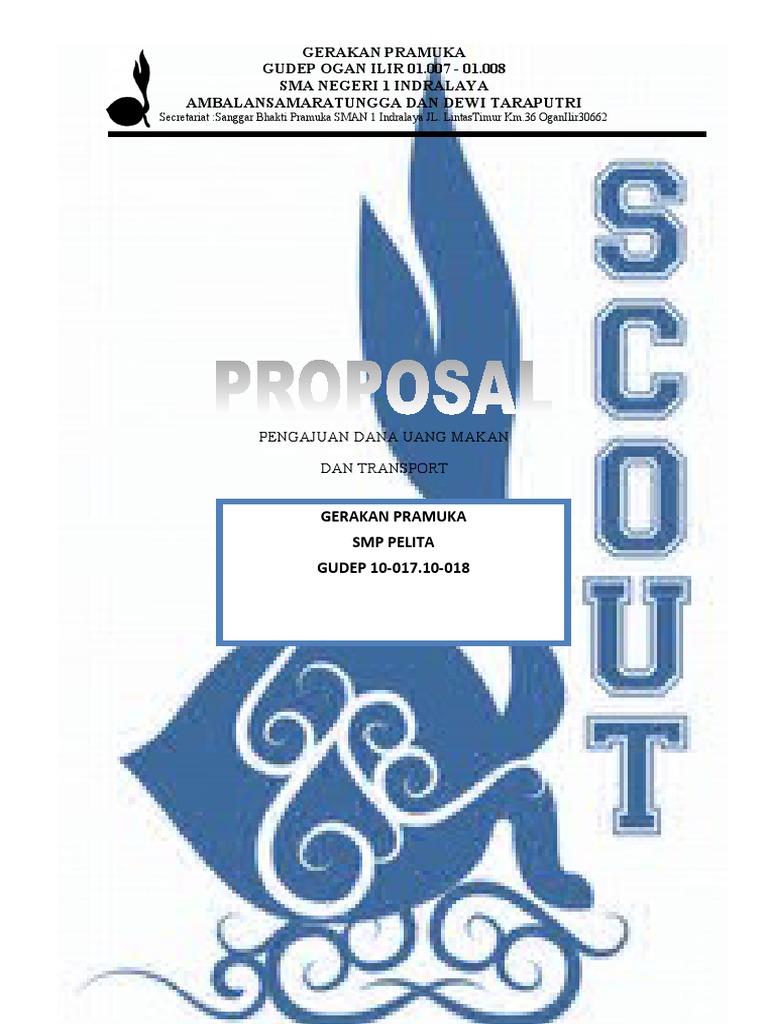 Contoh Proposal Permohonan Dana Pramuka | PDF