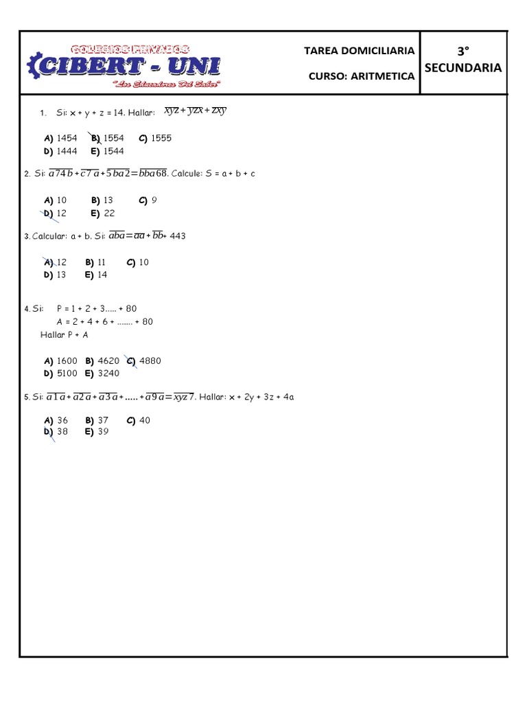 3ro Sec Adicion | PDF