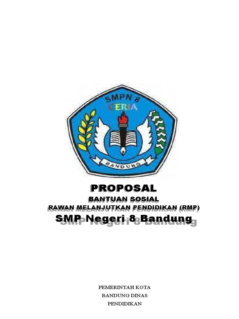 Proposal Dan Data Bansos RMP SMPN 8 2021 | PDF