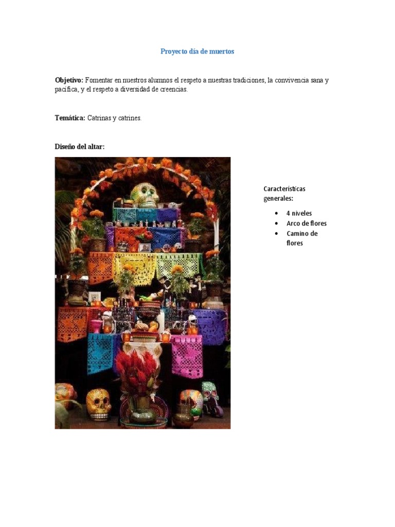 Proyecto Día de Muertos | PDF