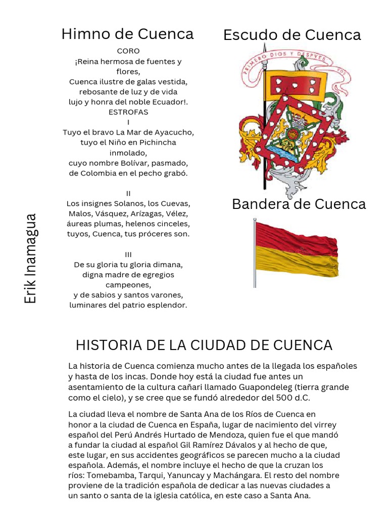 Escudo de Cuenca Himno de Cuenca | PDF