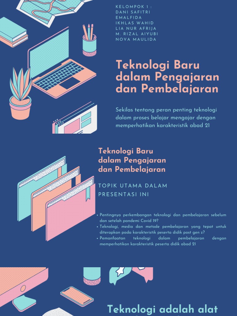 Kelompok 1 Topik 1 Teknologi Baru Dalam Pengajaran Dan Pembelajaran | PDF
