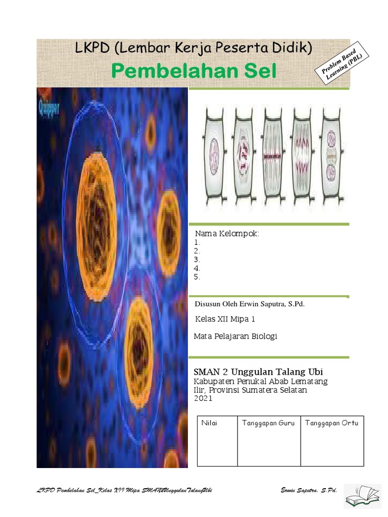 LKPD1 Pembelahan-Sel Erwin-Saputra AKRE | PDF