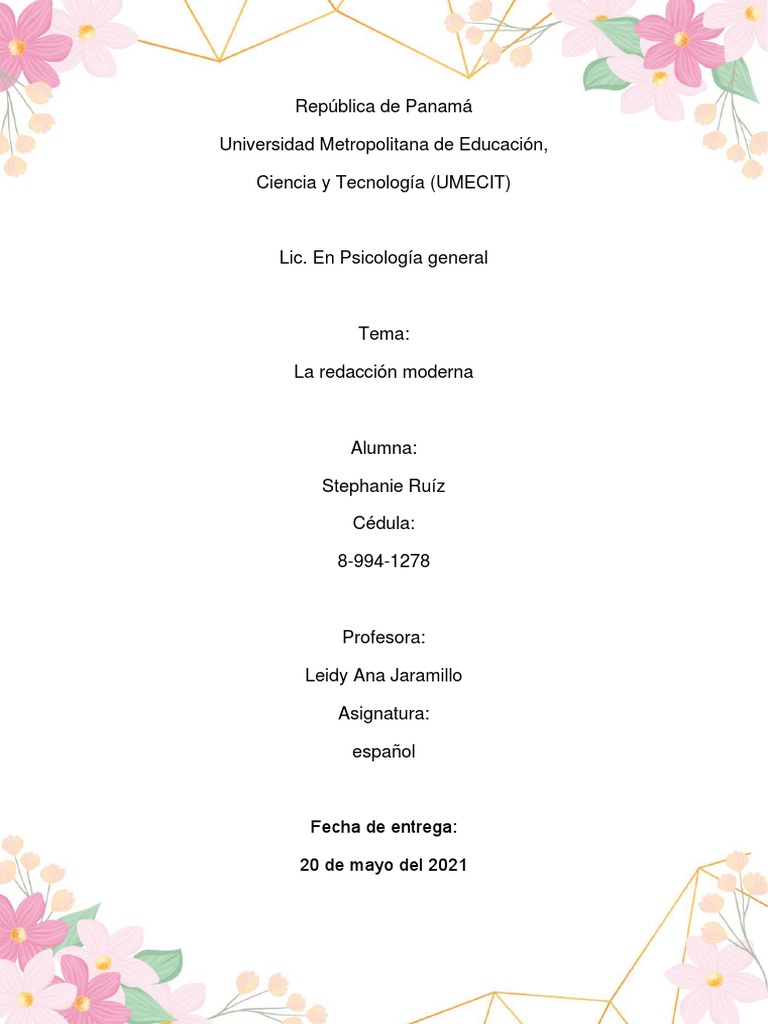 Redacción Moderna | PDF