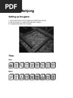 Winning Mahjong Hands Guide | PDF | Mahjong