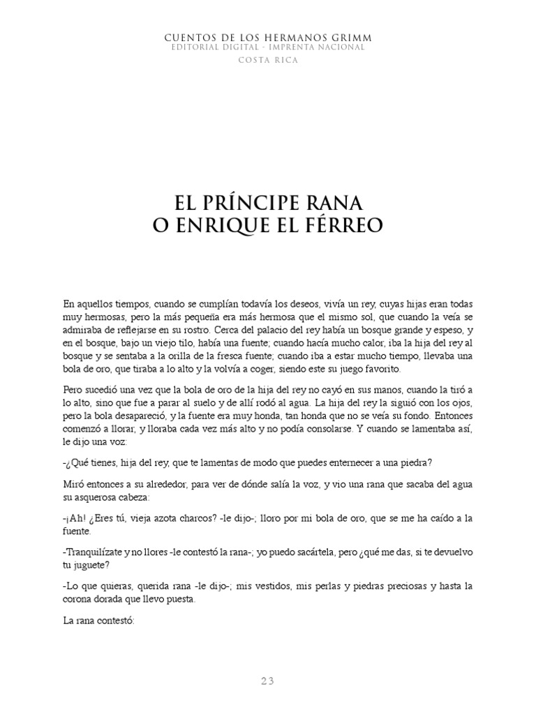 El principe rana | PDF