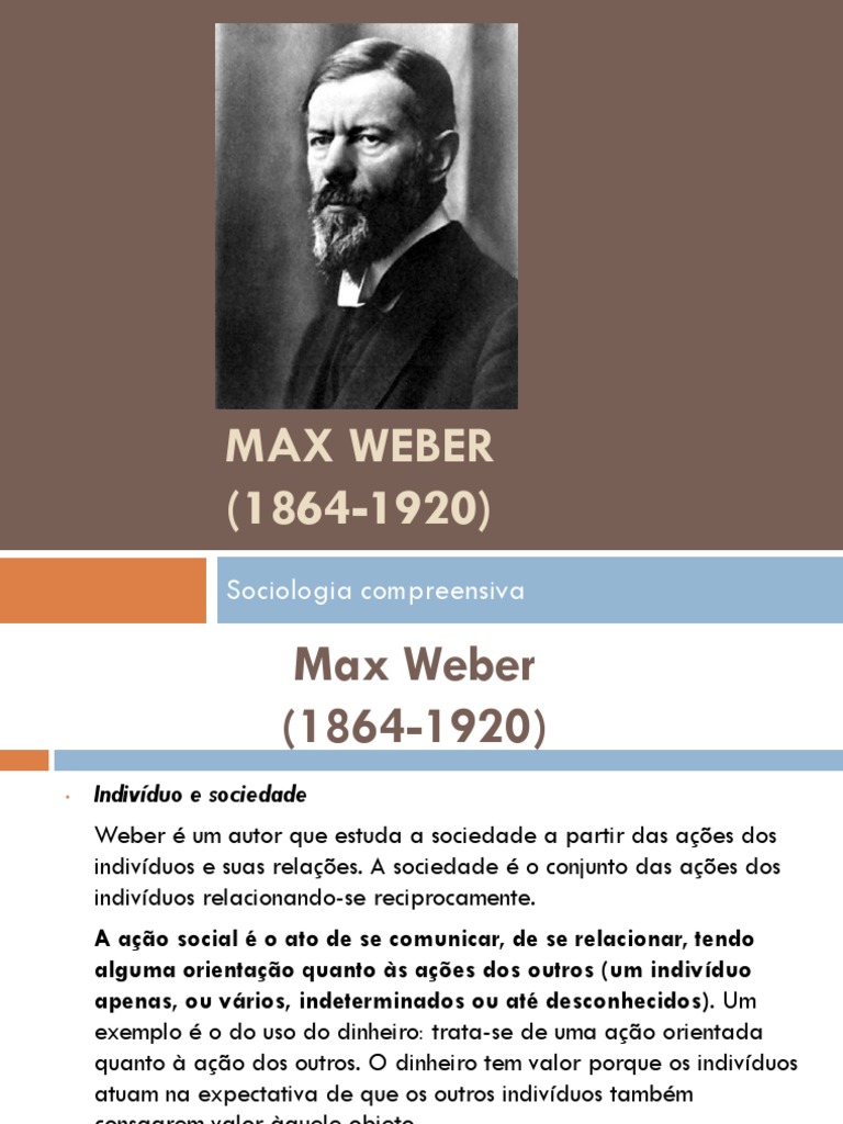 Max Weber (1864-1920) | PDF