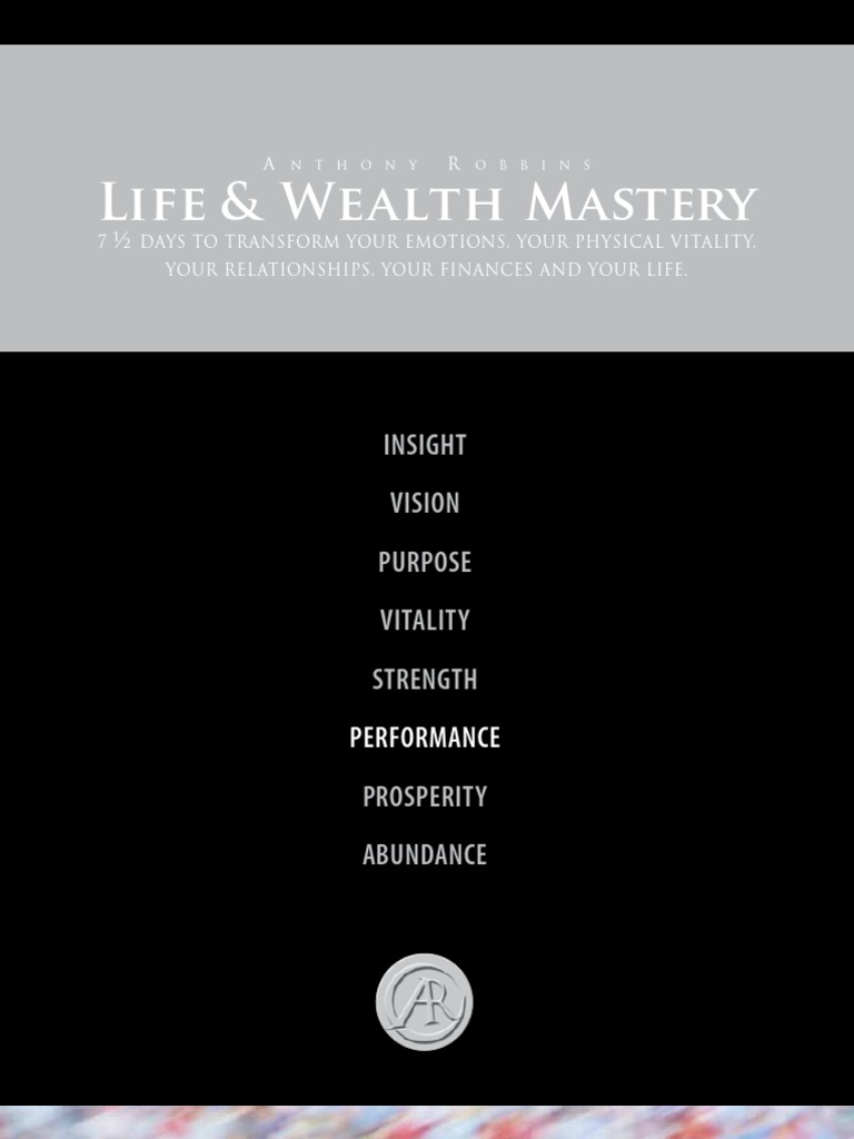 Life and Wealth Mastery Brochure | PDF | Investing | Strategic Management