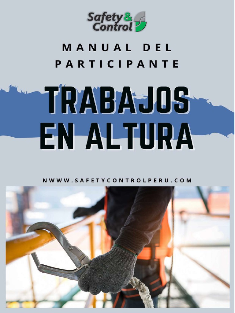 Manual Para Curso De Trabajos En Altura Pdf