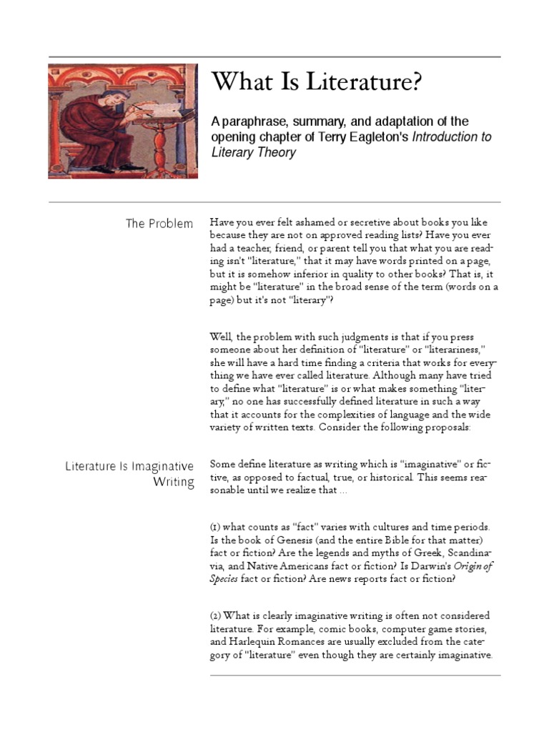 Eagleton Summary | PDF | Courage | Books