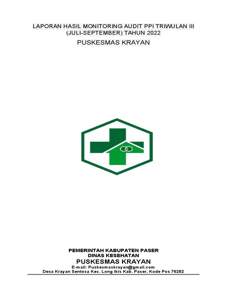 Audit PPI Puskesmas Krayan 2022 | PDF