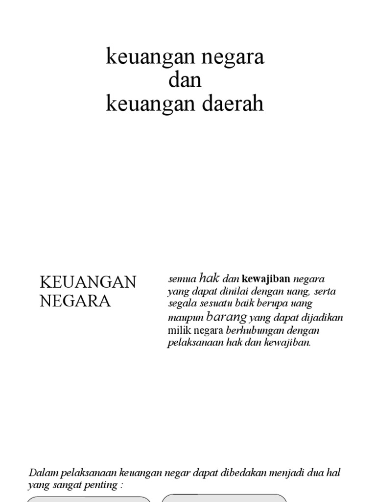 Keuangan Negara | PDF