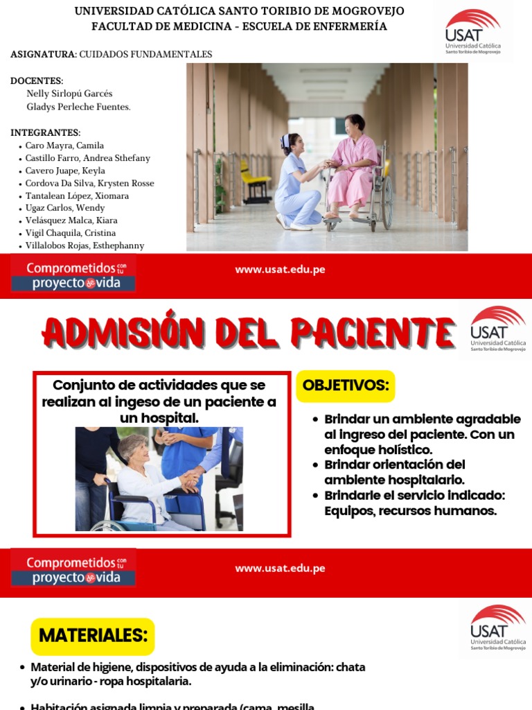 Admisión y Alta Del Paciente | Descargar gratis PDF | Hospital | Enfermería