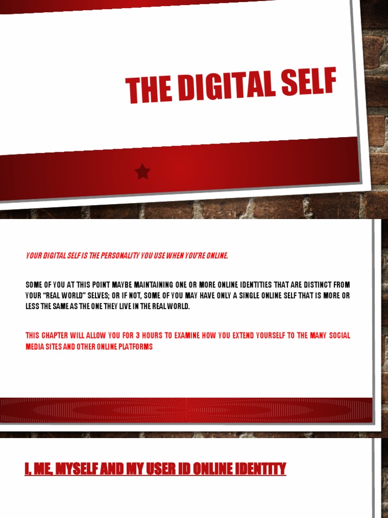 Unit 2 Digital Self With Explanation | PDF | Social Media | Popular Culture & Media Studies
