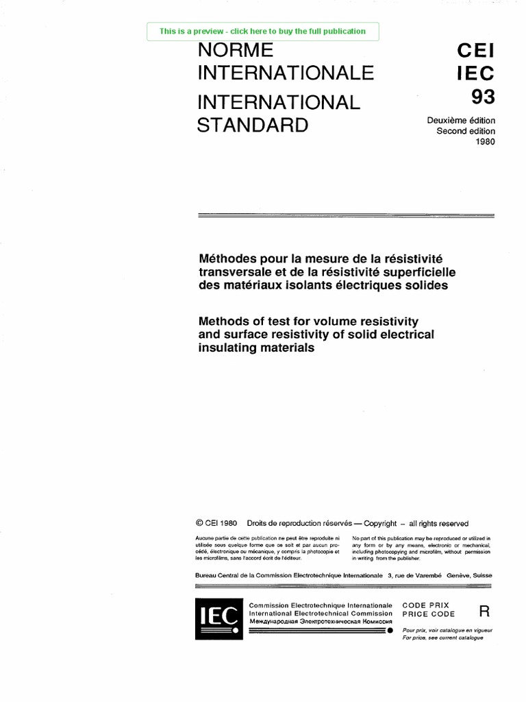 Iec 60093 | PDF