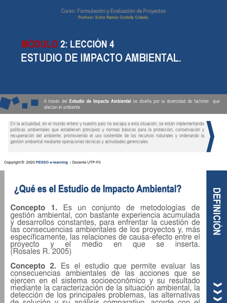 Estudio de Impacto Ambiental | PDF | Evaluación de impacto ambiental | Entorno natural