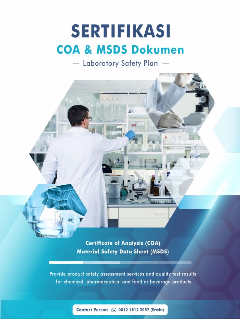 Sertifikasi - COA - MSDS | PDF