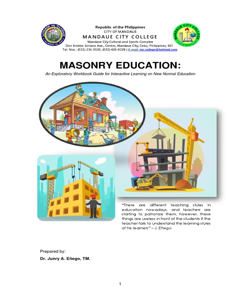 TLE - Masonry Arts | PDF