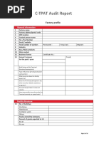 Document Checklist For C TPAT Audit PDF | PDF | Security Guard | Computer Security