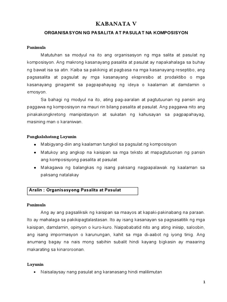 Modyul FW313 K 5 | PDF