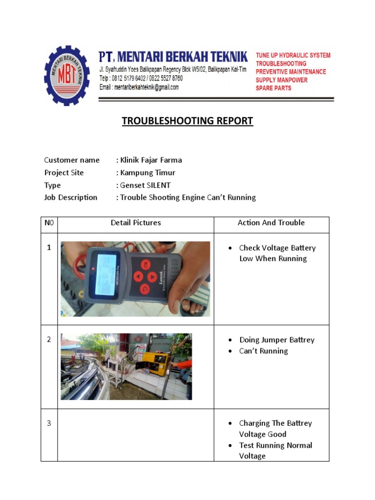 Report GENSET | PDF