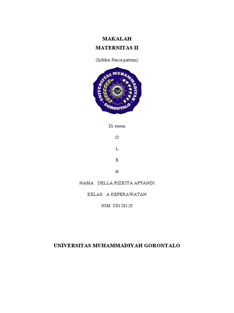 Infeksi Pasca Partum: Pencegahan dan Penanganan | PDF