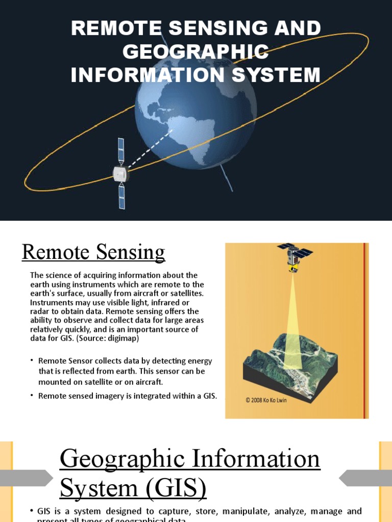 Remote Sensing and Geographic Information System | PDF | Remote Sensing | Geographic Information ...