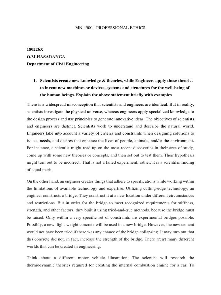 180226X-Assignment 01 | PDF | Engineering | Engineer 180226X-Assignment 01 | PDF | Engineering | Engineer