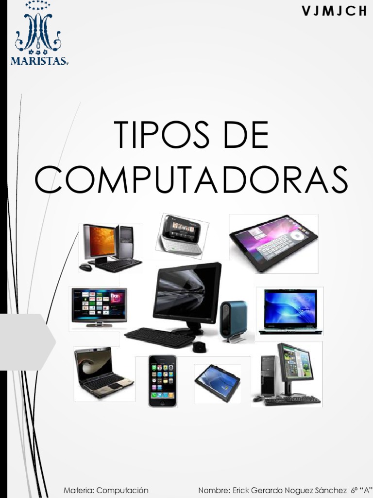 Tipos de Computadoras | PDF | Tableta | Supercomputadora