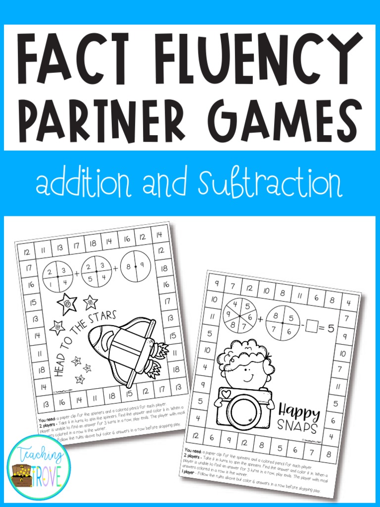 Addition And Subtraction Games PDF