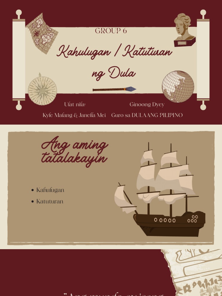 Kahulugan NG Dula | PDF