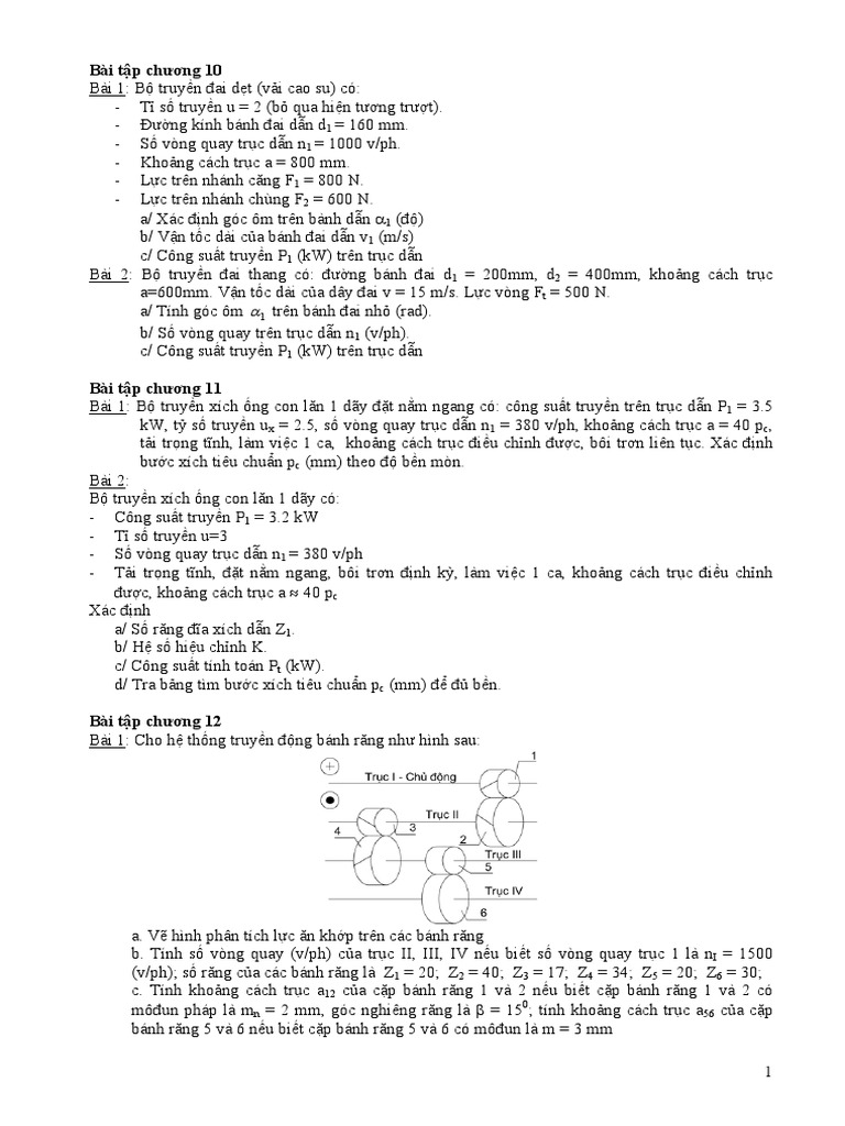 Co Hoc May - Phan Tan Tung - Bai Tap Co Hoc May C 10 - 11 12 - 13 - 14 - Co Loi Giai | PDF