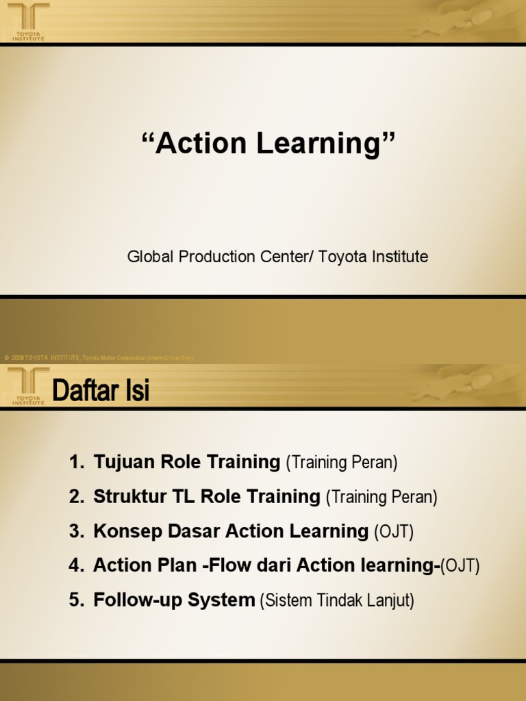 004 TL Role Action Learning 27Mar10A | PDF