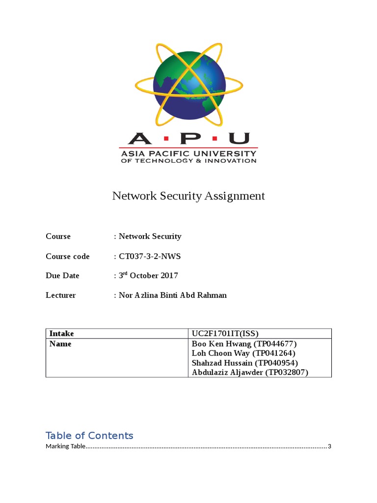 NWS Assignment | PDF