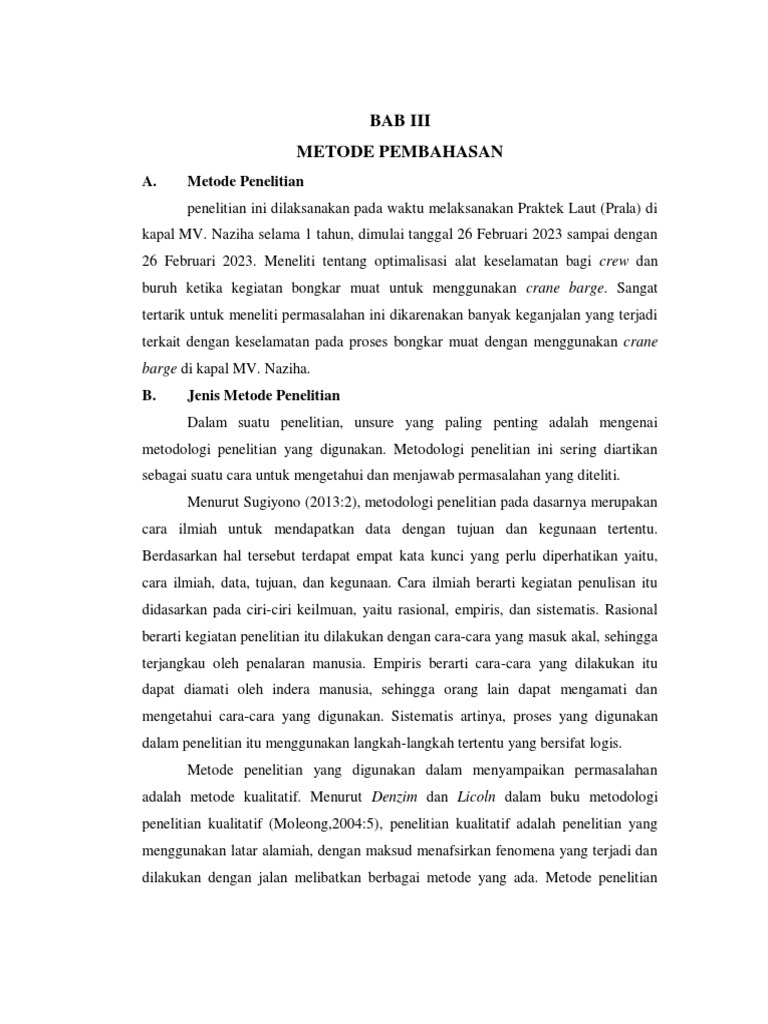 Bab Iii Skripsi Rizal Pdf