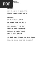 Letras de Boleros Inolvidables | PDF | Amor
