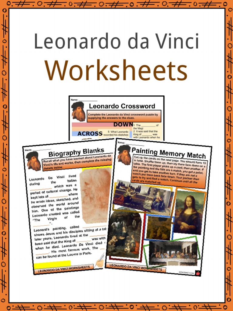 Leonardo da Vinci for Kids Worksheets | PDF | Leonardo Da Vinci