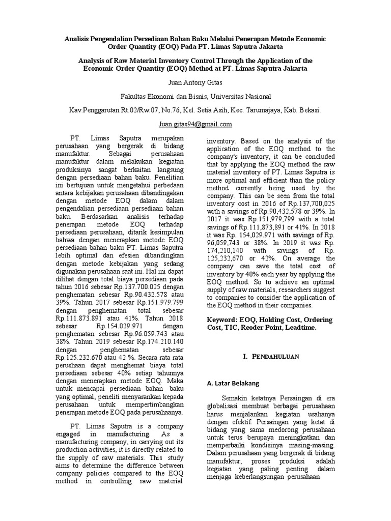 Jurnal Juan Antony Gitas | PDF