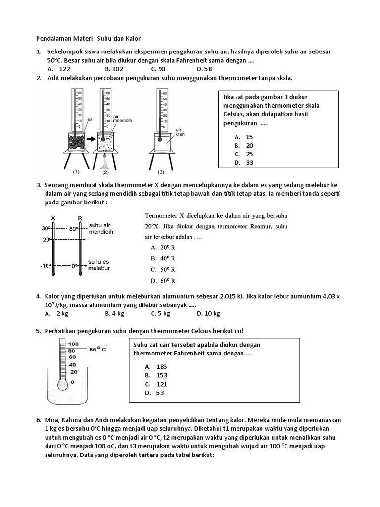 Suhu Dan Kalor | PDF