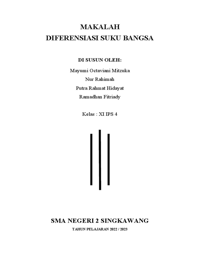 MAKALAH DDK | PDF