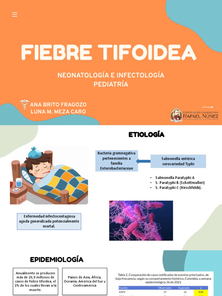 Fiebre Tifoidea | PDF