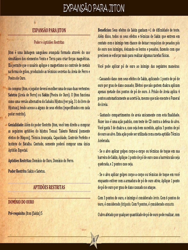 Jiton Sakin e Satetsu 4.1 - Feita Por Jet | PDF