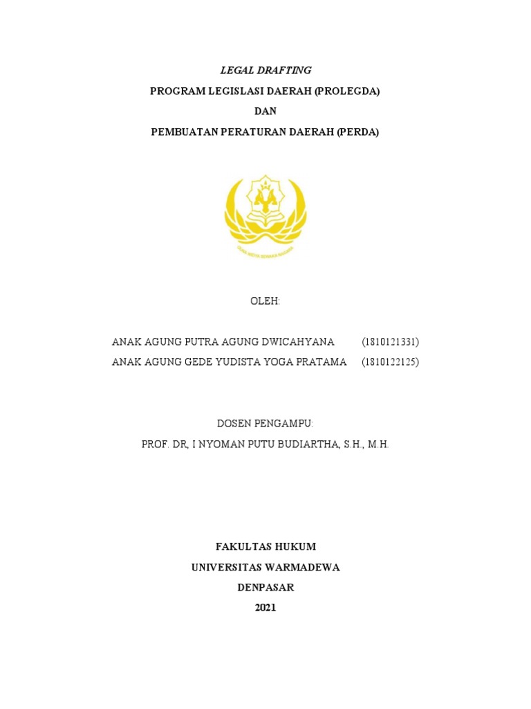 Legal Drafting | PDF