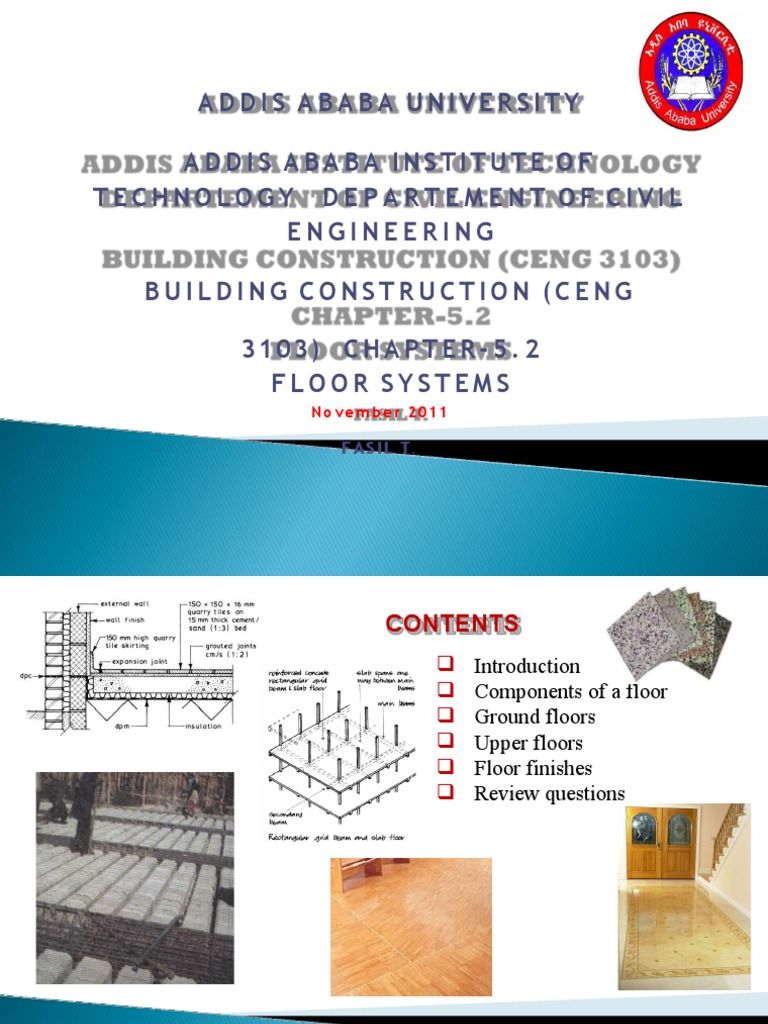 Hid - CHAPTER-5.2 FLOOR SYSTEM | PDF | Flooring | Concrete