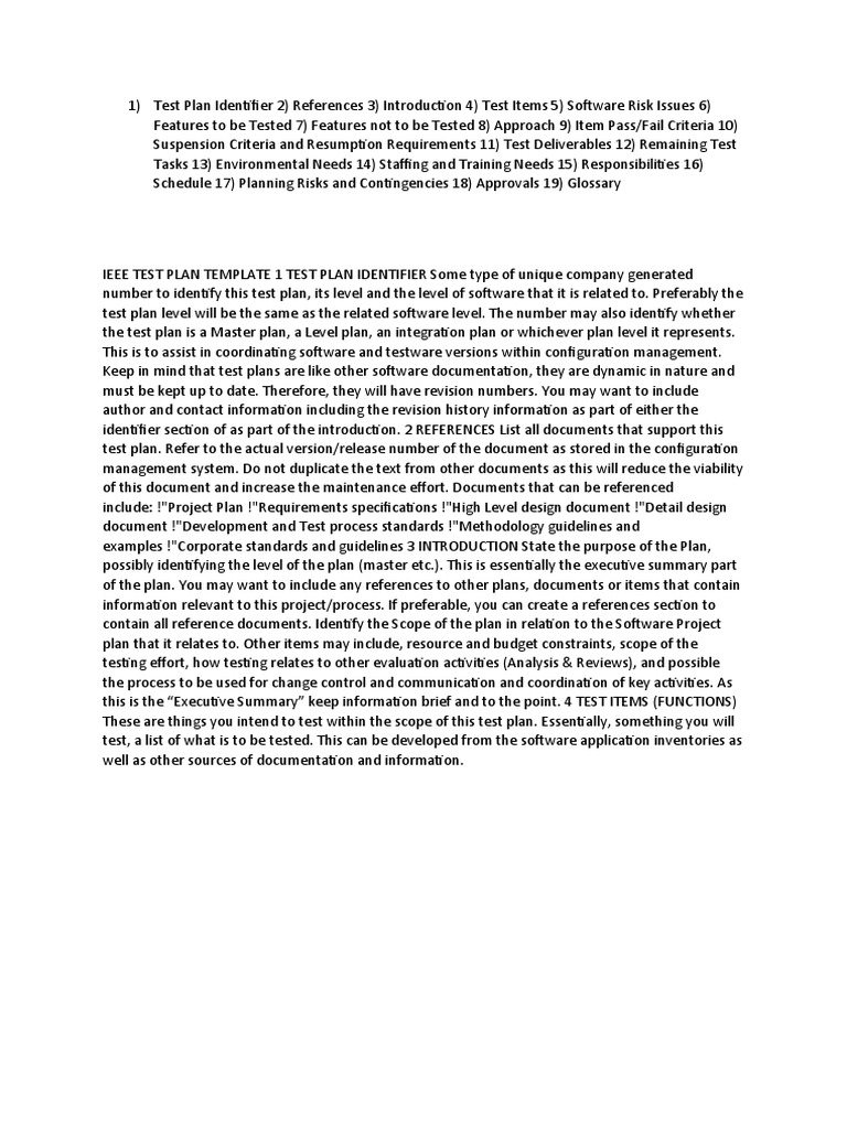 Case Study Test Paln | PDF | Information Technology Management | Computing