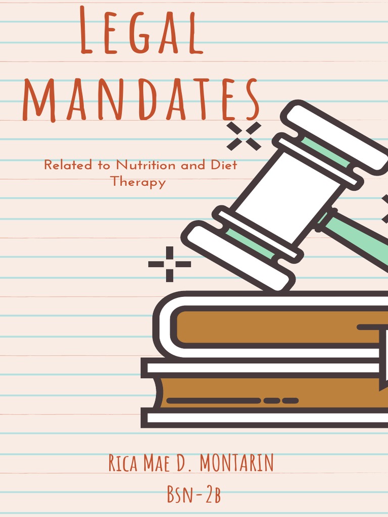 Legal Mandates | PDF | Obesity | Health Care