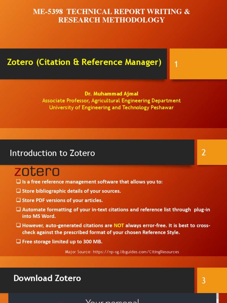 Lecture 2. TRW & RM-2 (Zotero As Citation Manager) | PDF | Application Software | System Software