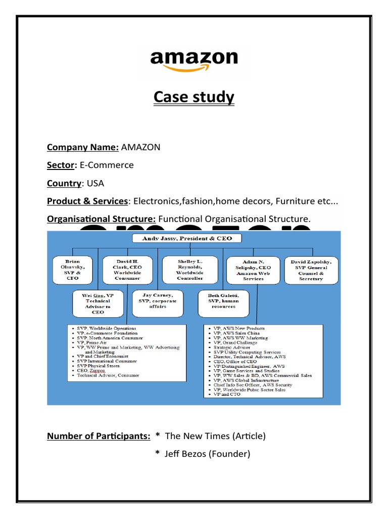 Amazon Case Study | PDF | Employment | Employee Retention